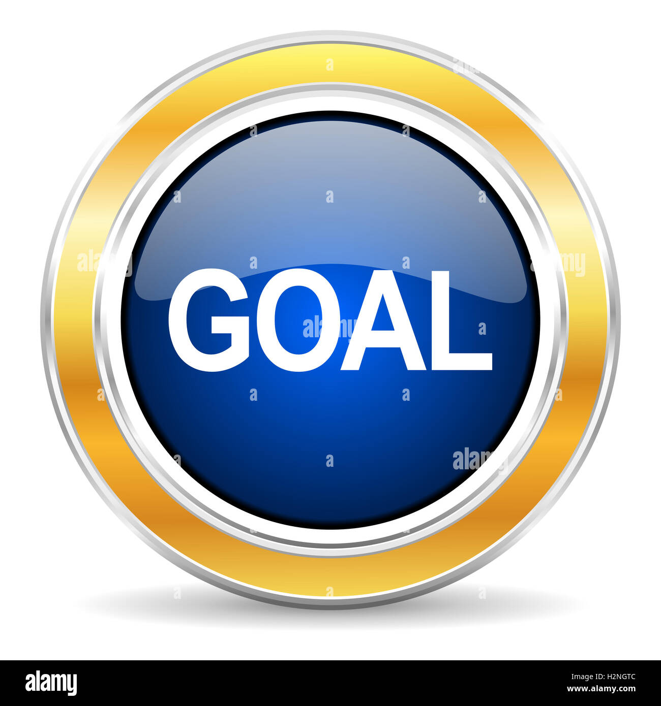 Goal icon Cut Out Stock Images & Pictures - Alamy