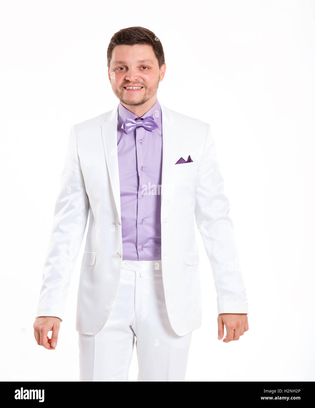Men in full suit Stock Photo - Alamy