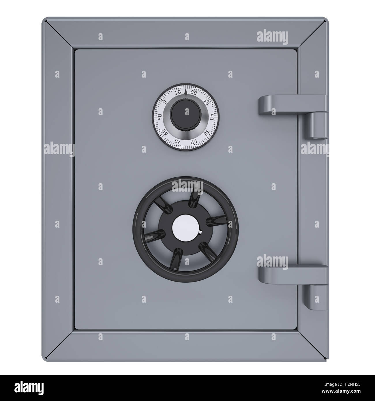Closed metal safe Stock Photo - Alamy