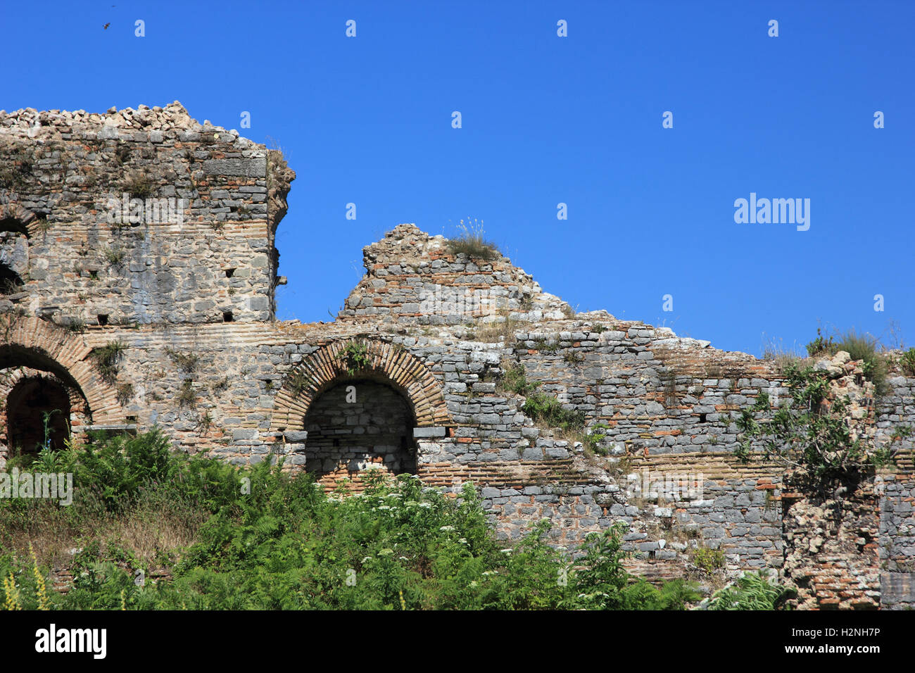 Archeological site of the ancient Nikopolis in Preveza Greece Stock ...