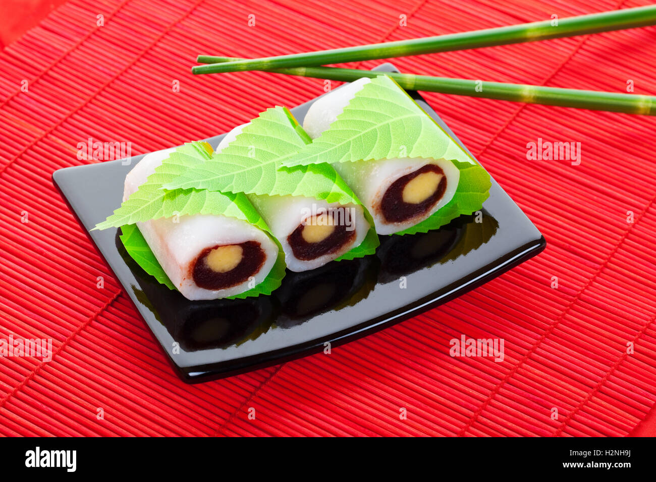 White Crystal Rice Cakes Stock Photo - Alamy