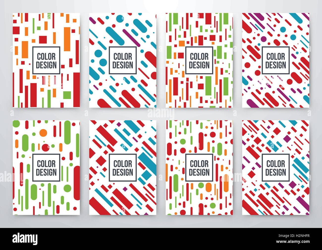 geometry backgrounds set Stock Vector Image & Art - Alamy