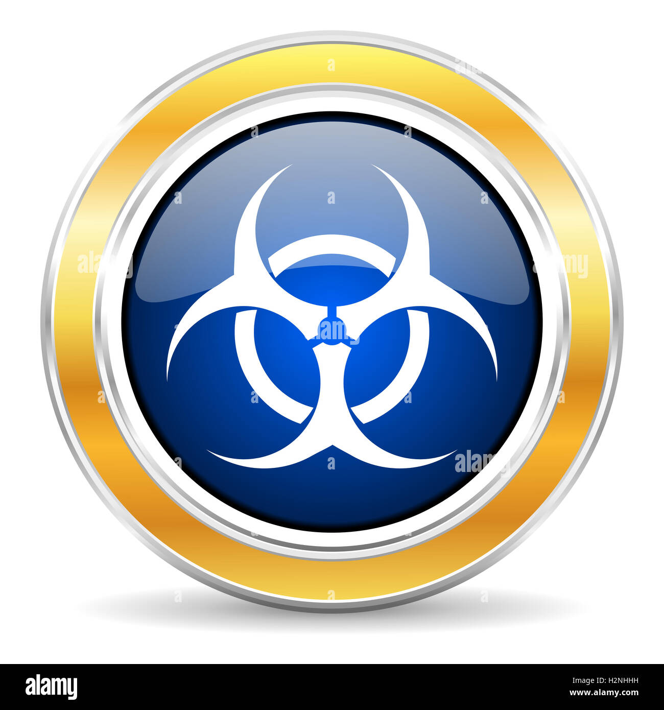 Biohazard icon hi-res stock photography and images - Alamy