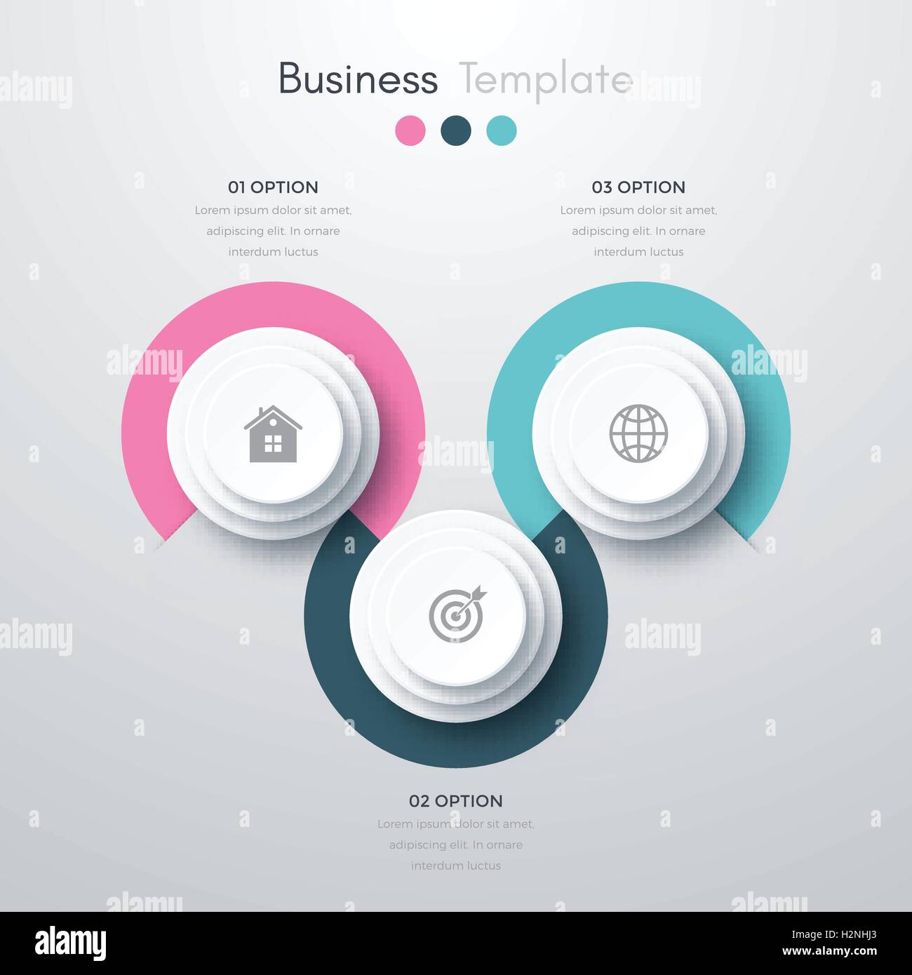 infographics three options Stock Vector Image & Art - Alamy