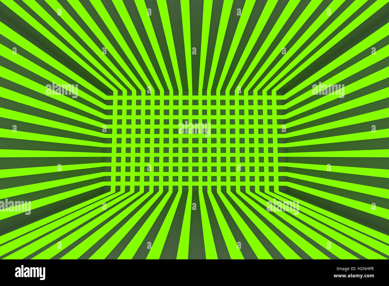 empty room with green laser Stock Photo - Alamy