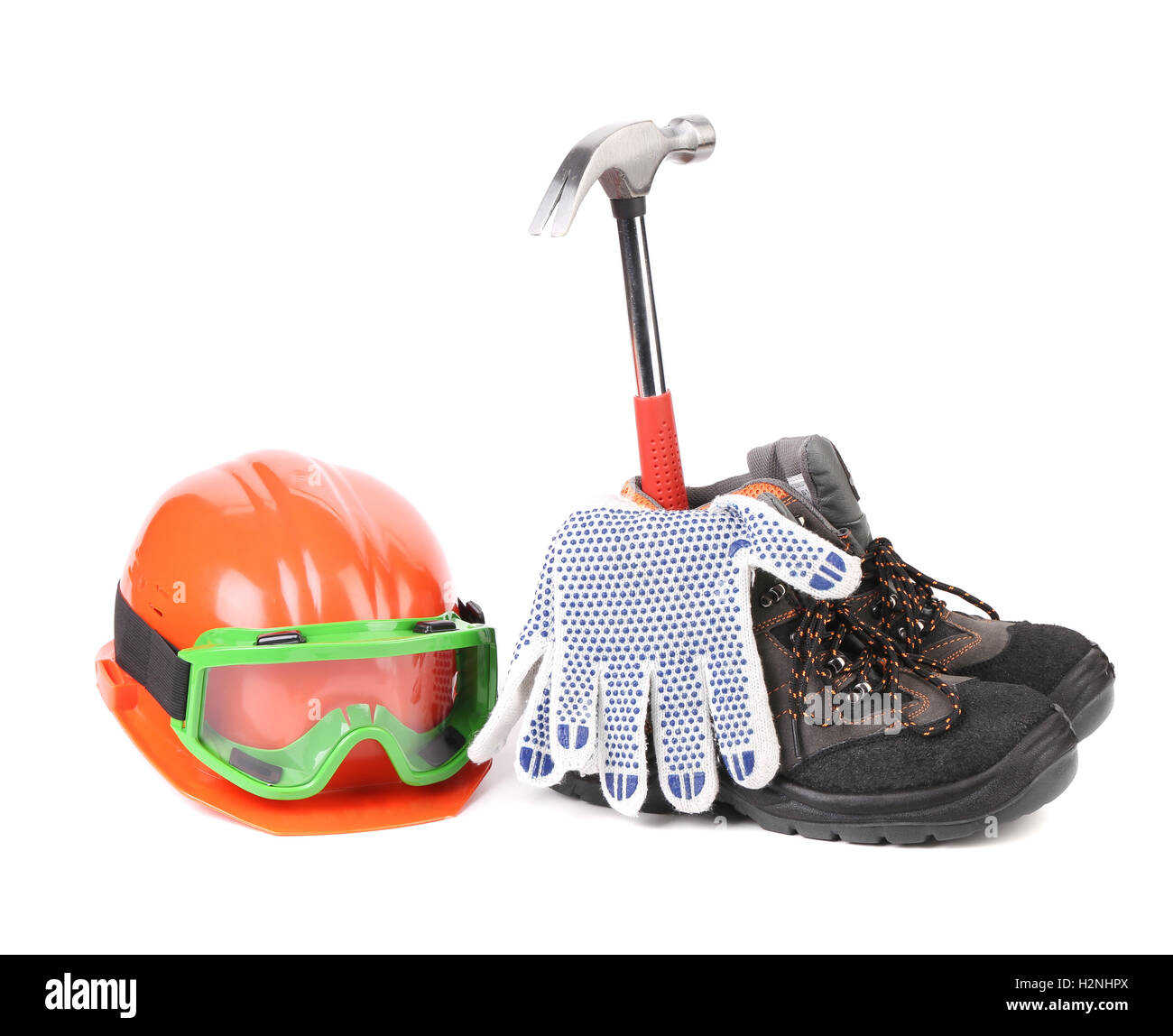 Assortment of building accessories Stock Photo - Alamy