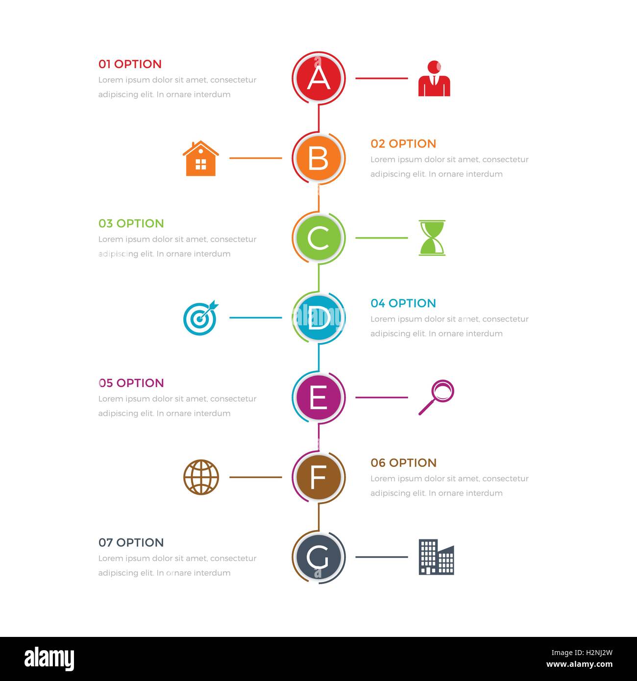Infographics timeline Cut Out Stock Images & Pictures - Alamy