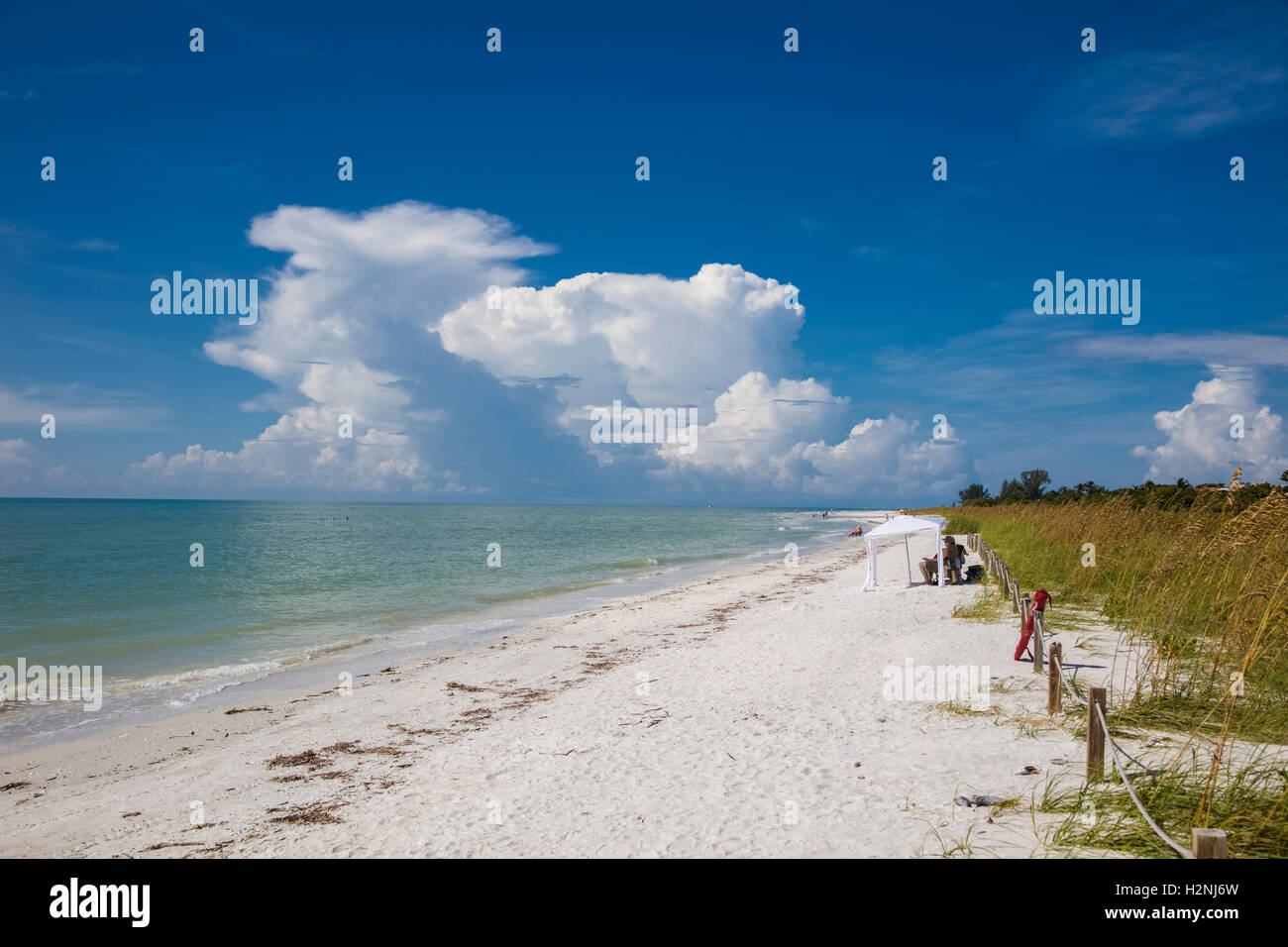 Lighthouse Beach on Sanibel Island on the Gulf of Mexico Southwest ...