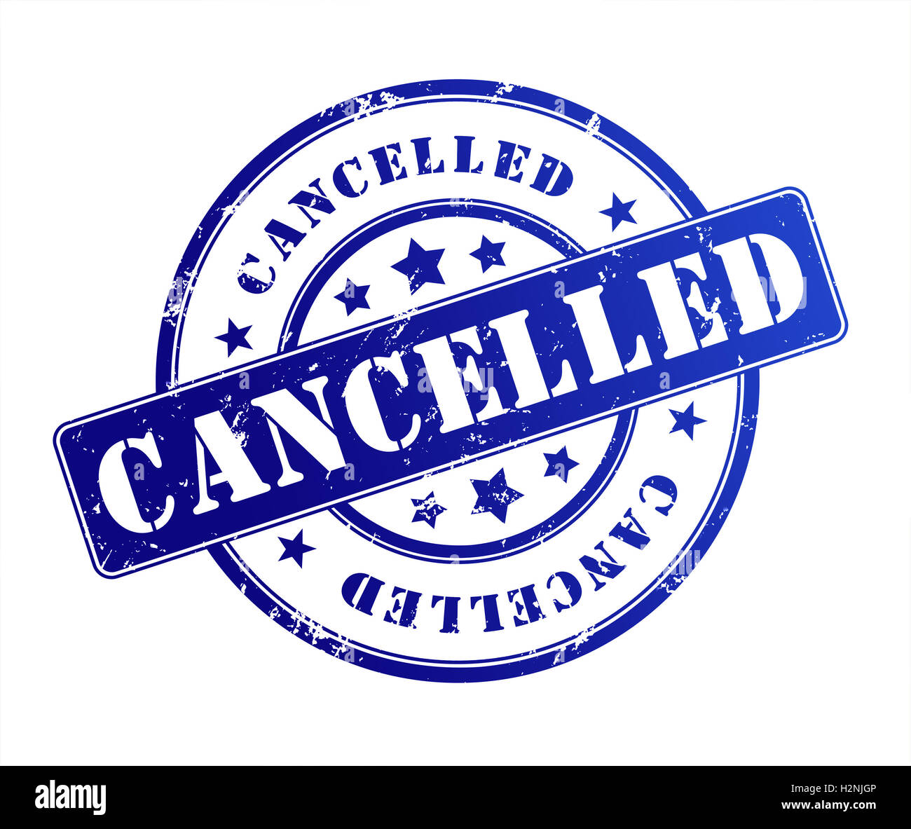 cancelled rubber stamp illustration Stock Photo - Alamy