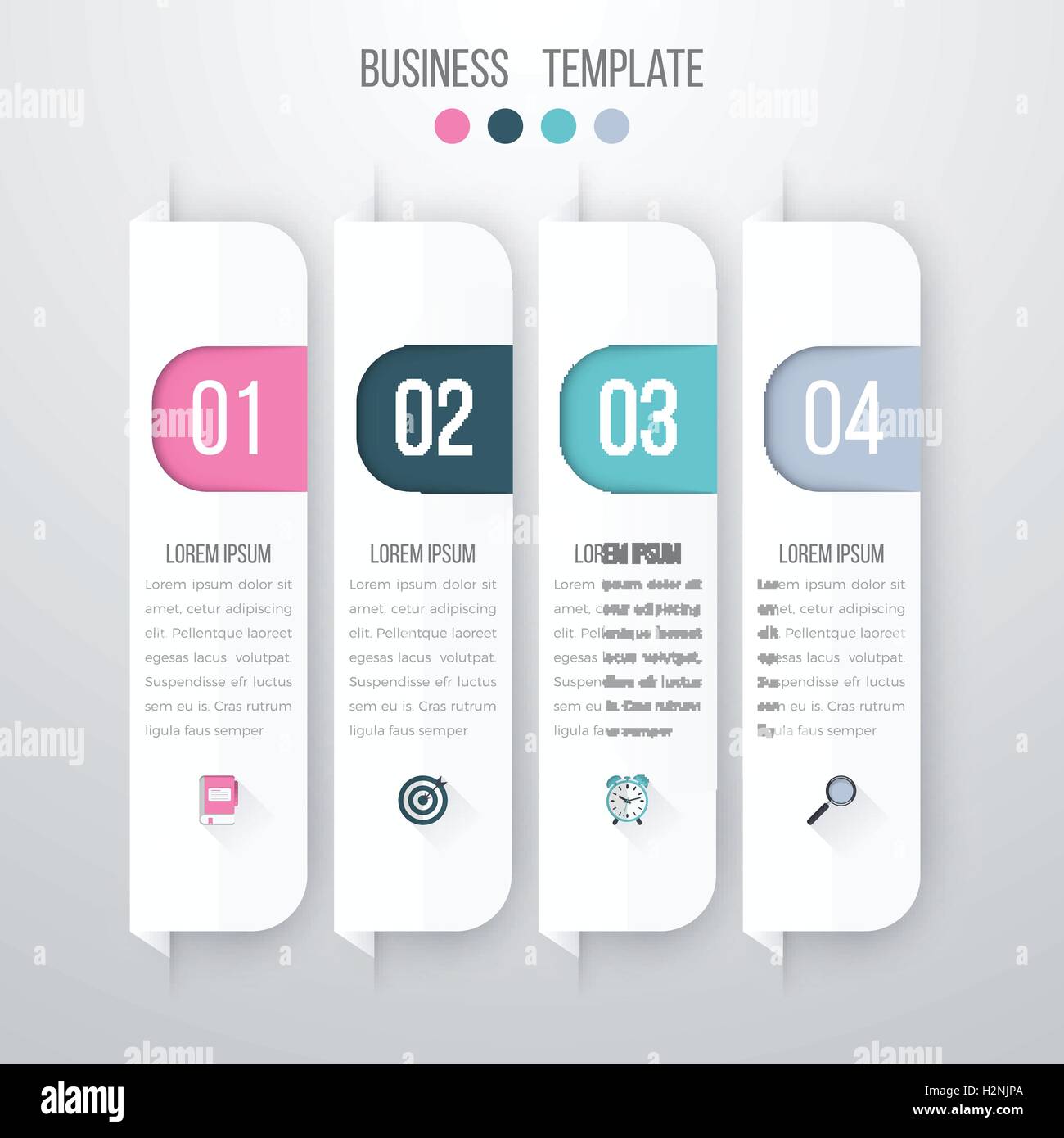 Vector illustration infographics four options Stock Vector Image & Art ...