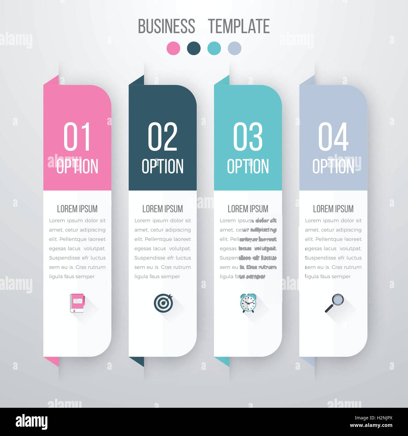 Vector illustration infographics four options Stock Vector Image & Art ...