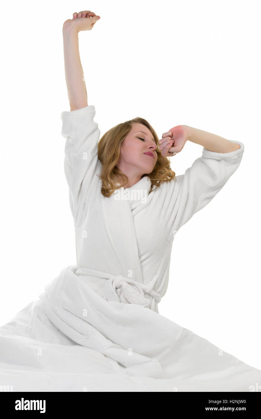 Morning wake up beautiful woman hi-res stock photography and images - Alamy