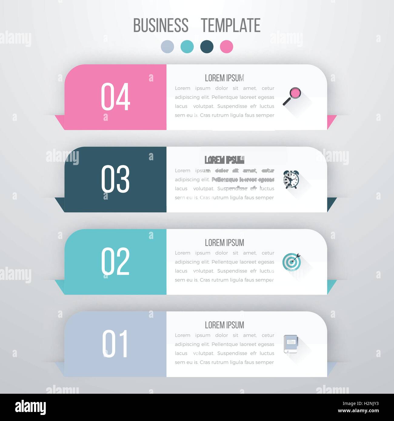 Vector illustration infographics four options Stock Vector Image & Art ...