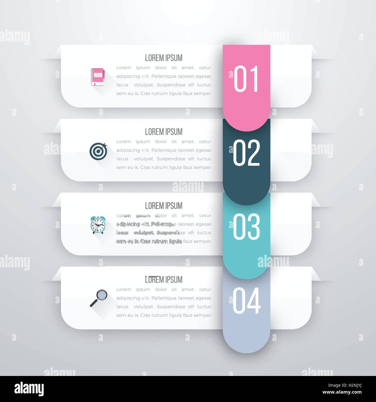 Vector illustration infographics four options Stock Vector Image & Art ...