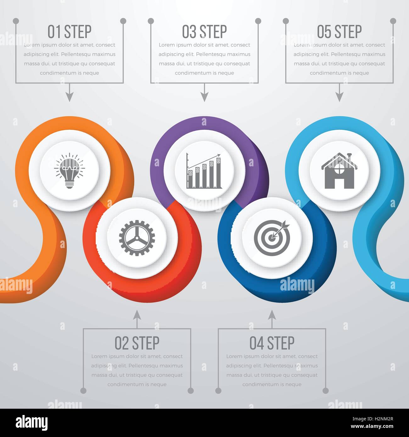 Timeline years illustration Stock Vector Images - Alamy