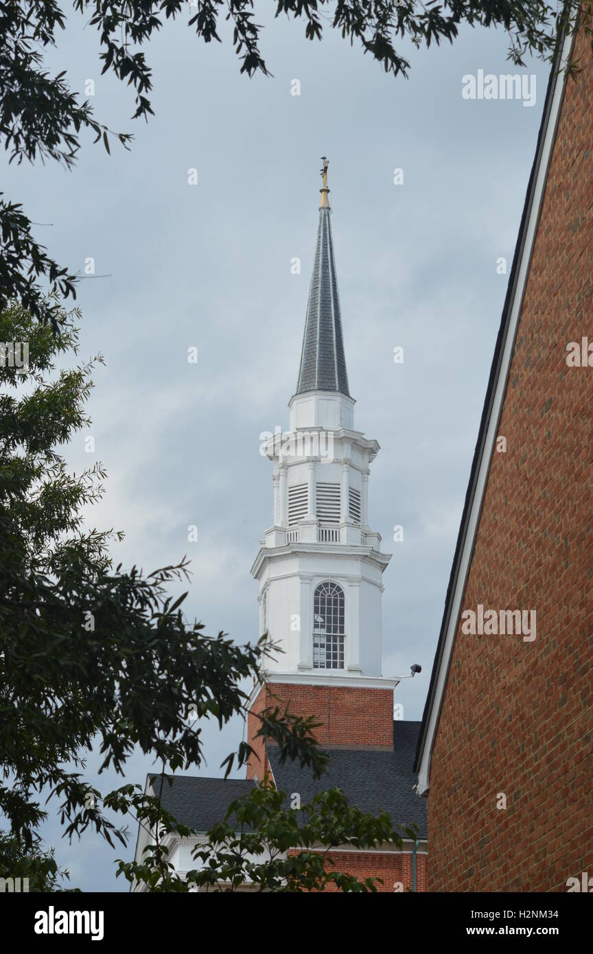 Church Steeple of the First United Methodist Church in Chestertown ...