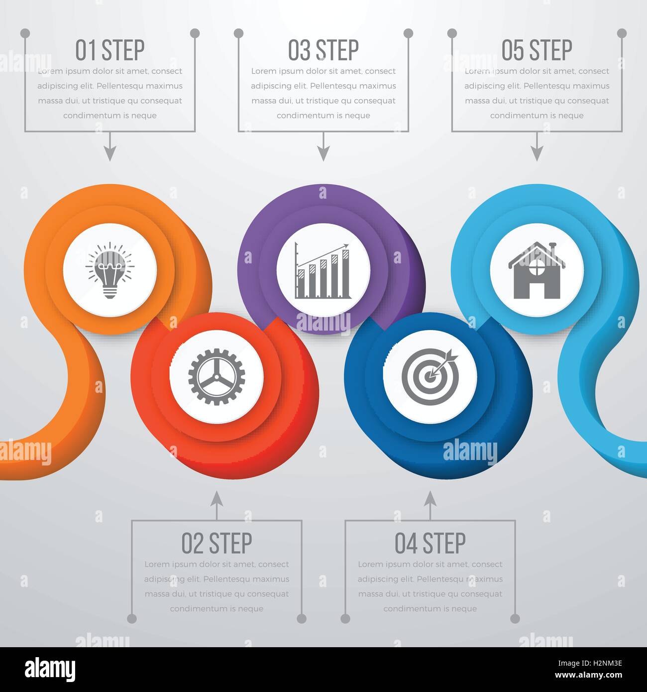 Timeline Vector 3d Infographic Stock Vector Image & Art - Alamy
