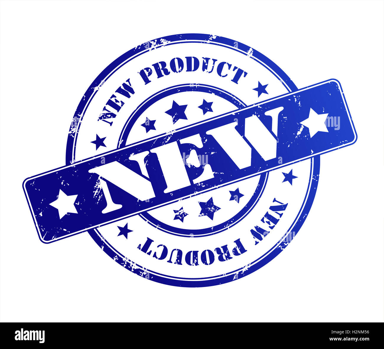 new rubber stamp illustration Stock Photo - Alamy