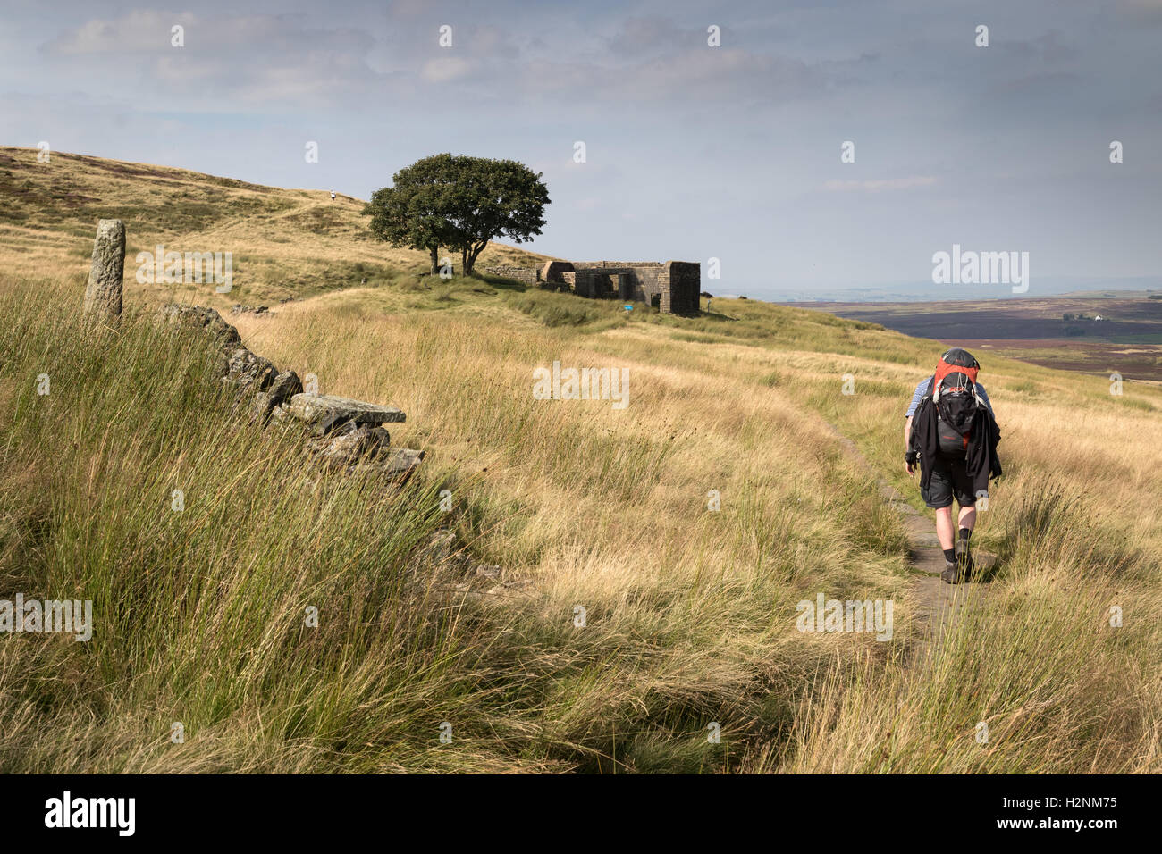 Pennine way walker summer hi-res stock photography and images - Alamy