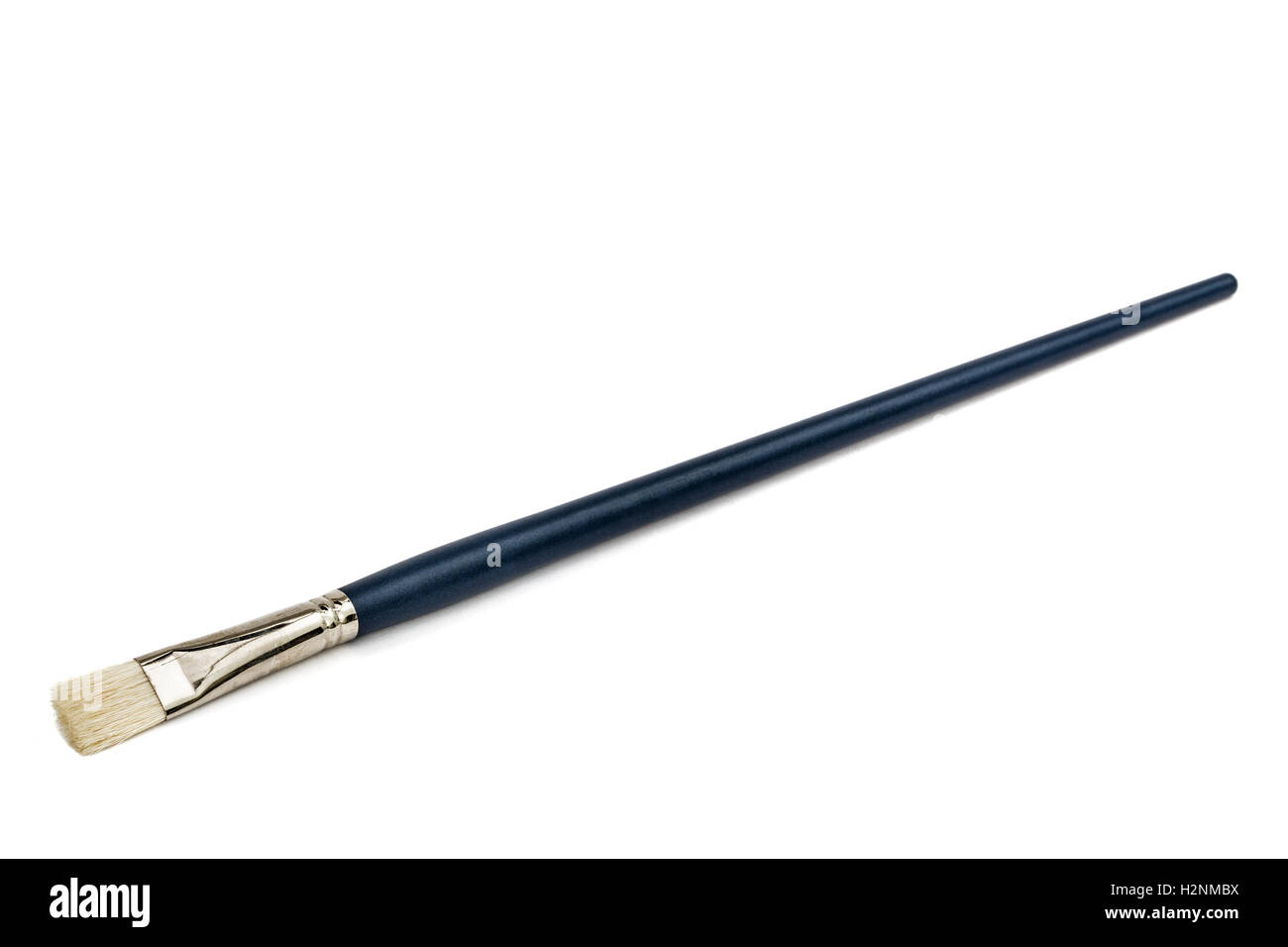 Paint brush with a natural bristle, isolated on white background Stock ...