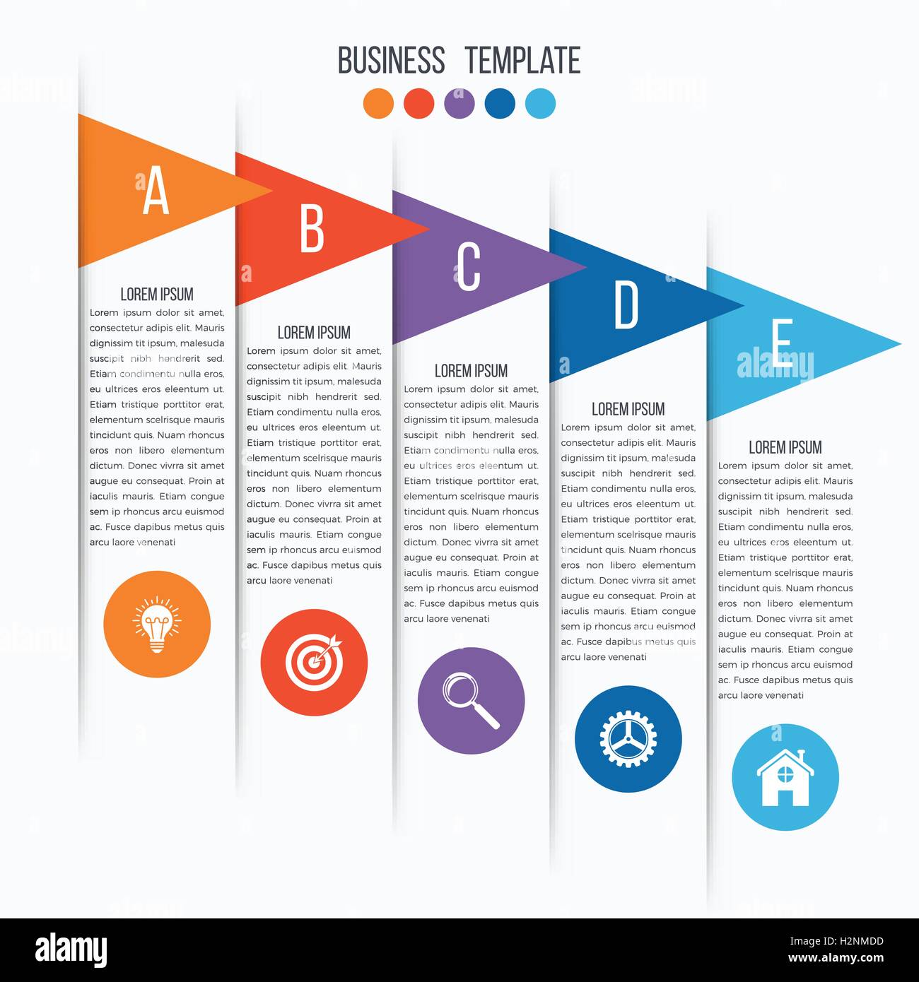 Vector arrows infographic. Template for diagram Stock Vector Image ...