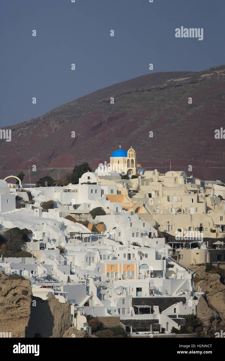 Classical Greek architecture of the streets in the Cyclades Greece ...