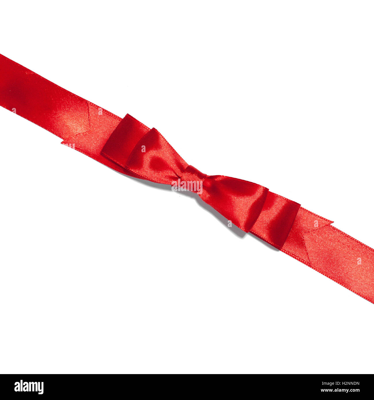 Background red bow made Cut Out Stock Images & Pictures - Alamy