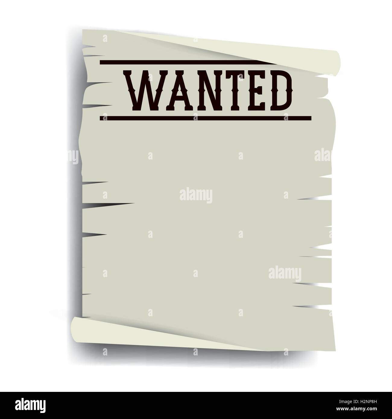Retro and vintage wanted poster design Stock Vector Image & Art - Alamy