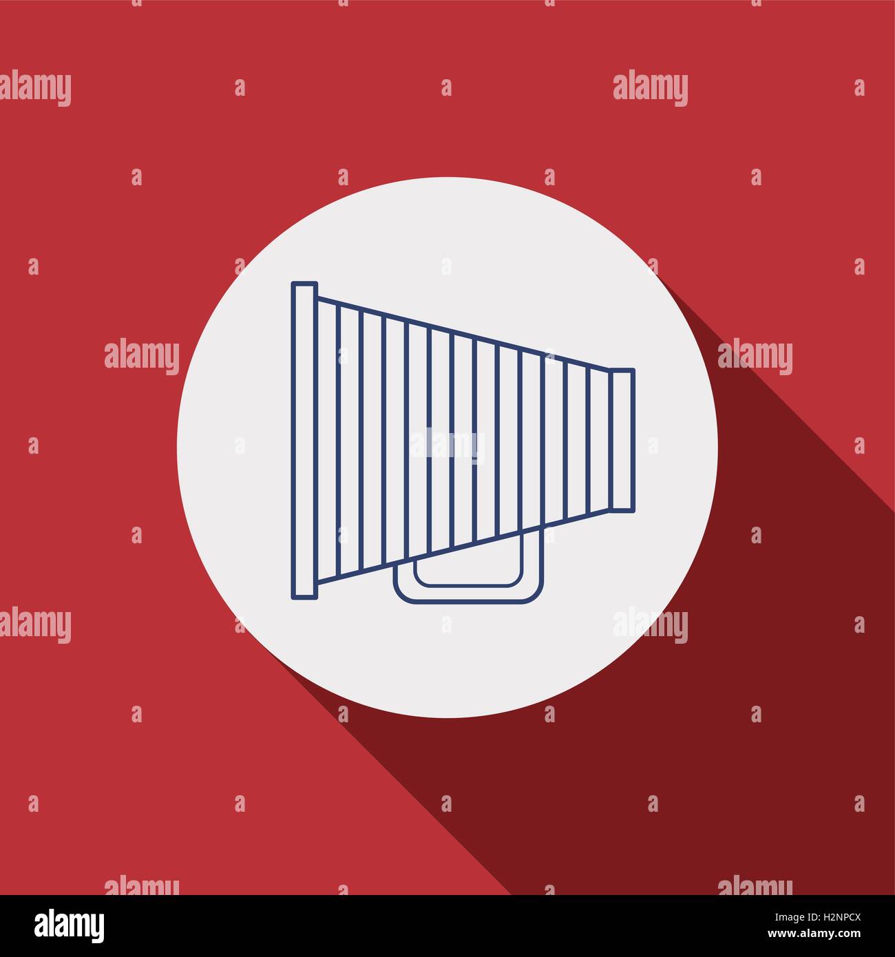 Megaphone inside circle design Stock Vector Image & Art - Alamy