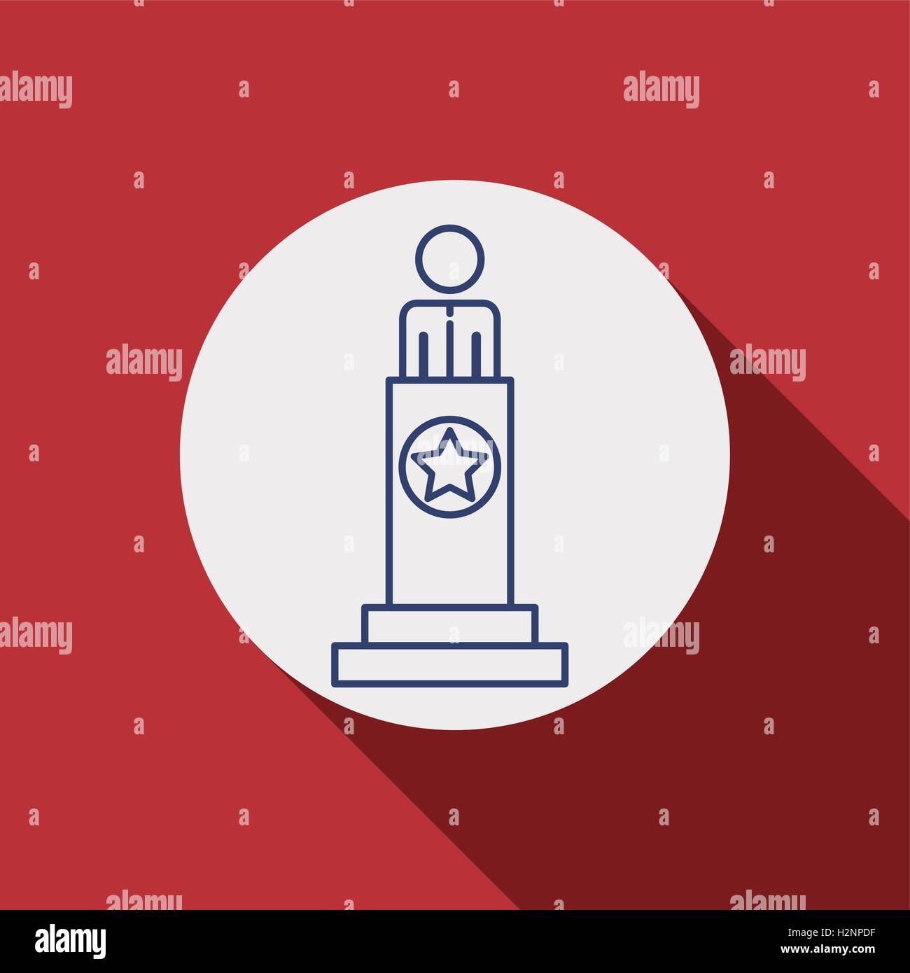 President inside circle design Stock Vector Image & Art - Alamy