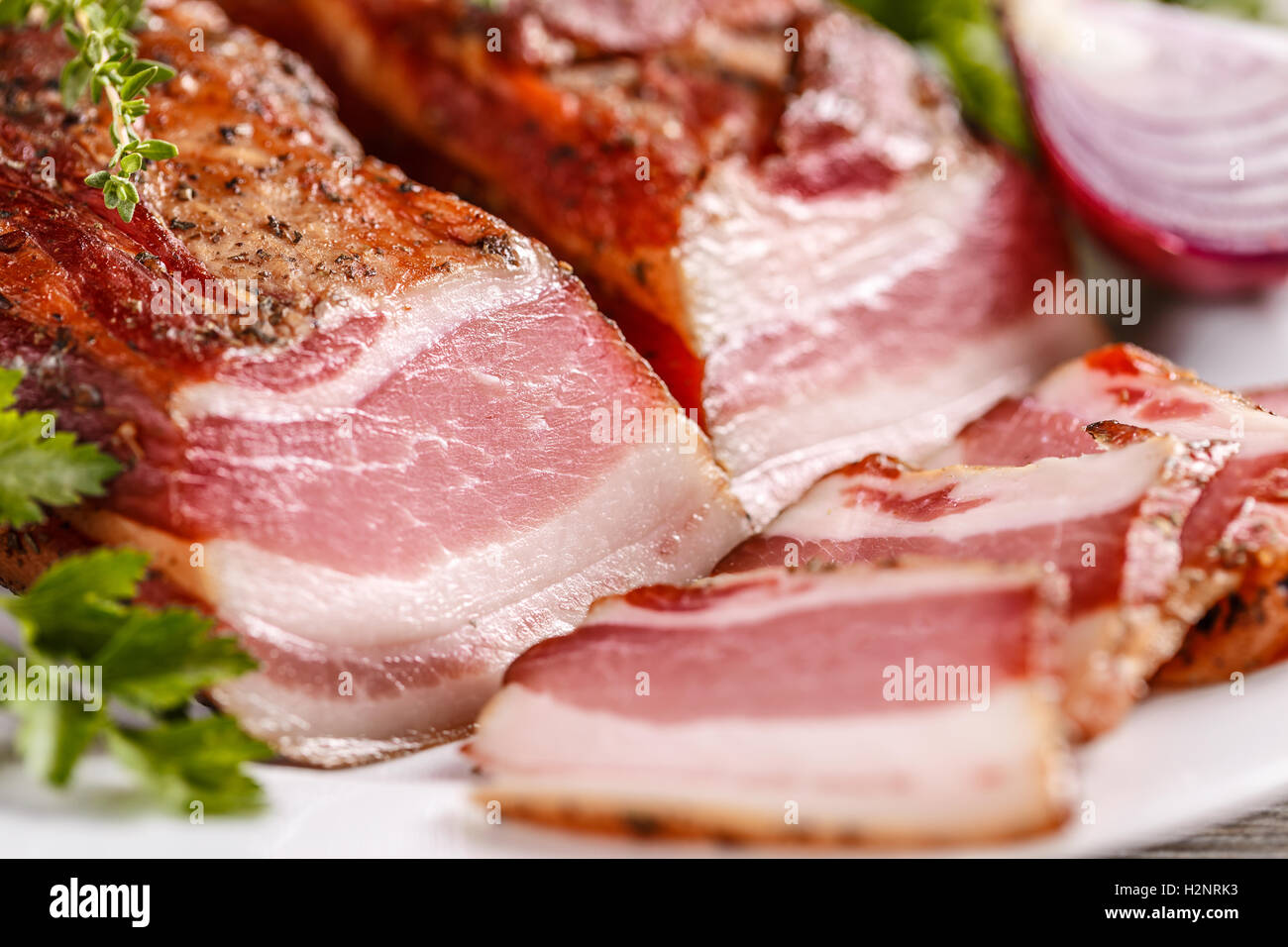 Close up bacon hi-res stock photography and images - Alamy