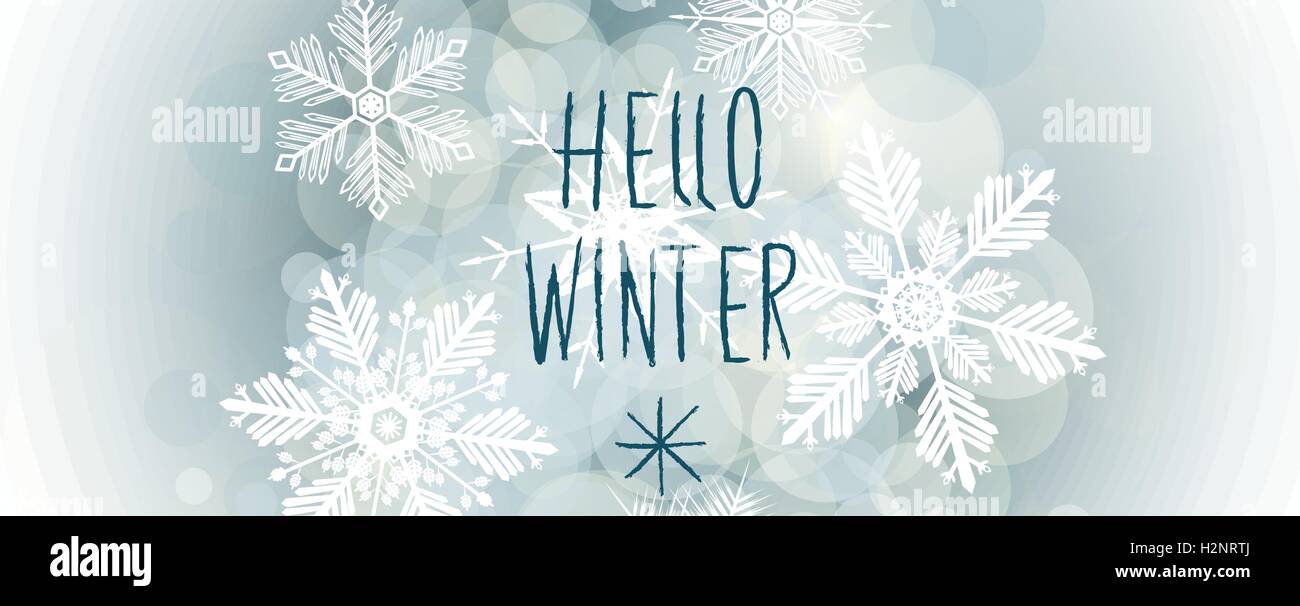 Hello Winter High Resolution Stock Photography and Images - Alamy