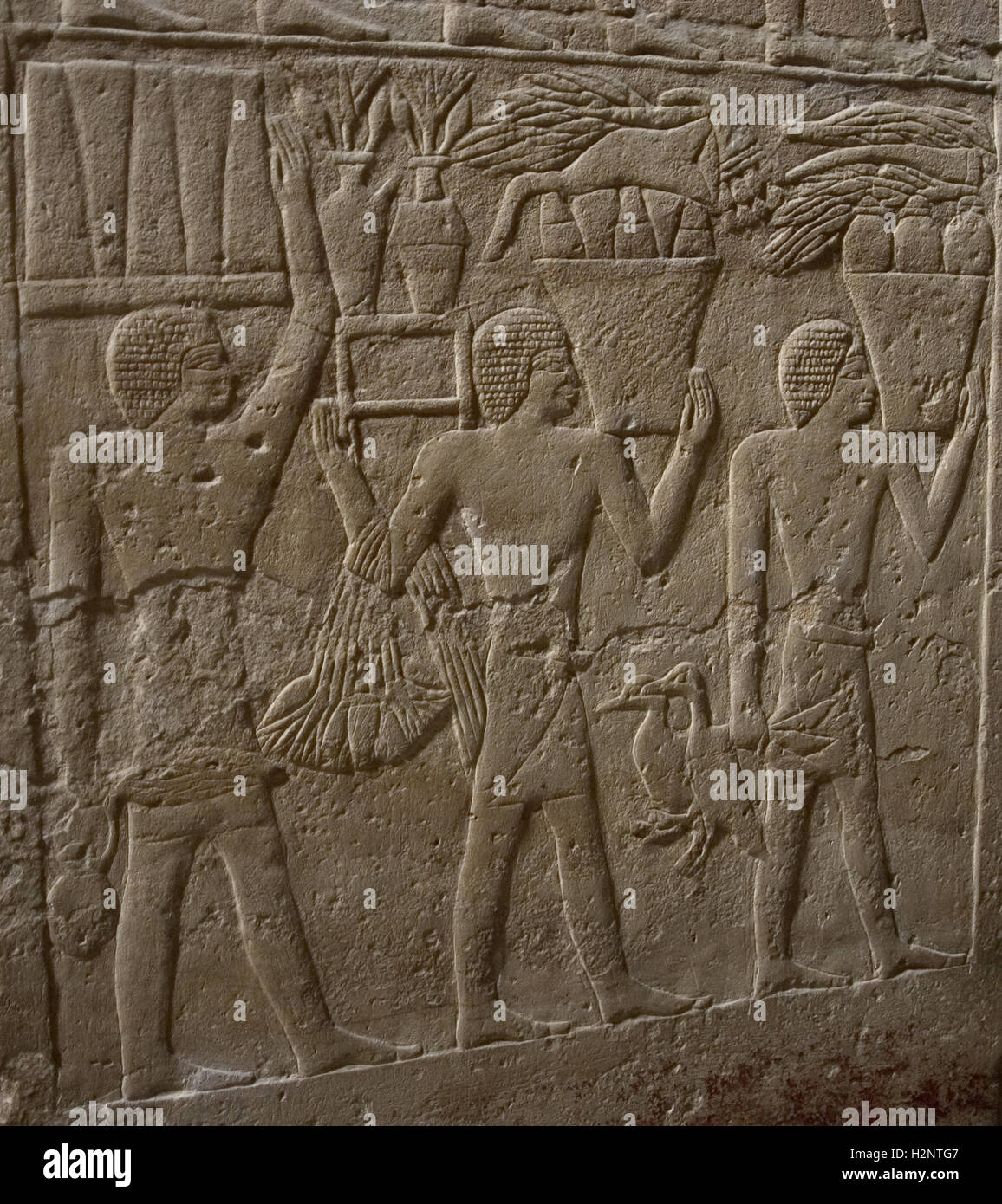 Egypt. Necropolis of Saqqara. Mastaba of Kagemni (2350 BC). Chief ...