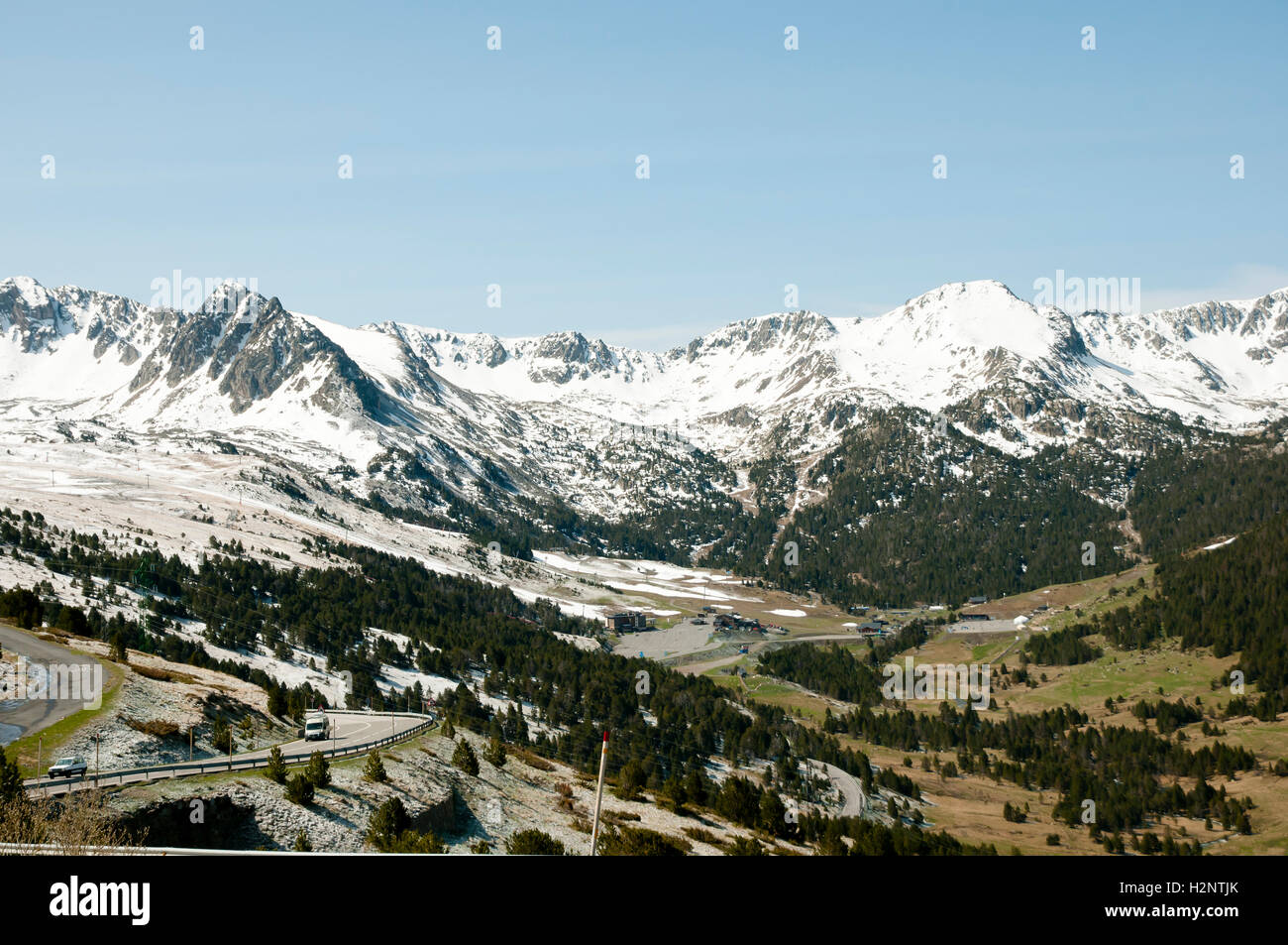 Spain mountains highway road hi-res stock photography and images - Alamy
