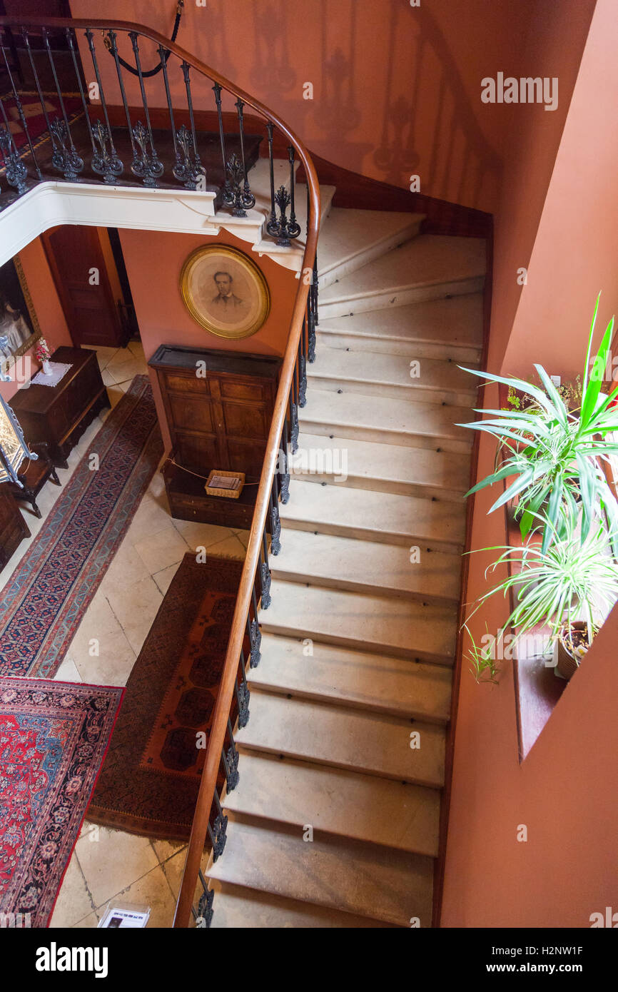 Interior of Scolton Manor, Victorian country house in Pembrokeshire ...