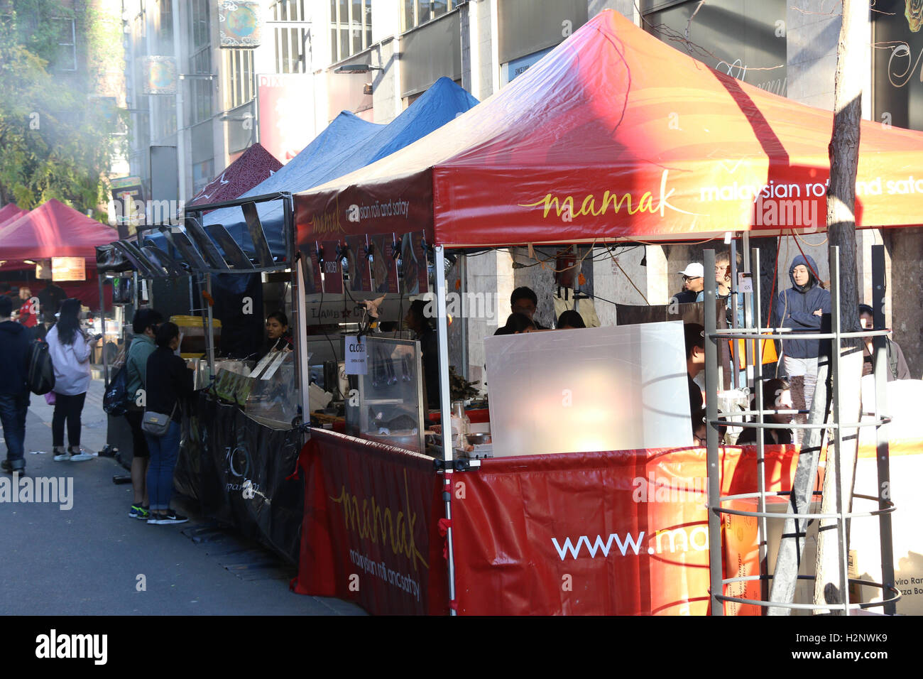 The Friday evening market along Little Hay Street, Haymarket (Sydney’s ...