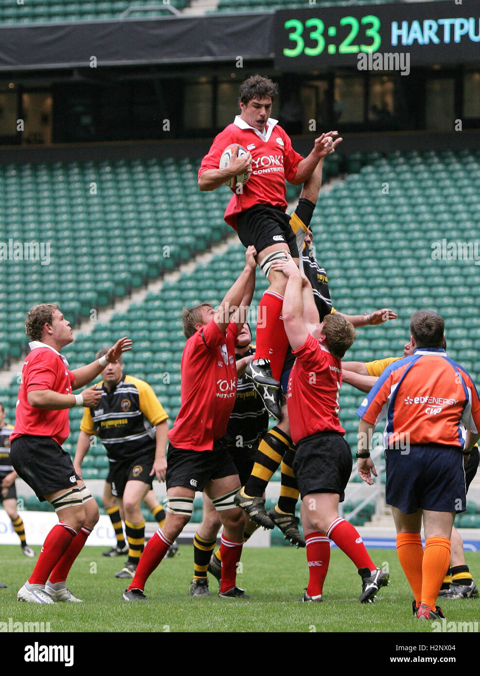 Billericay RFC vs Hartpury RFC - EDF Energy Vase Final at Twickenham ...