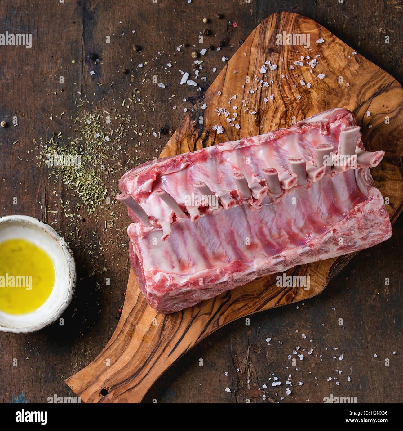 Trimmed lamb racks hi-res stock photography and images - Alamy
