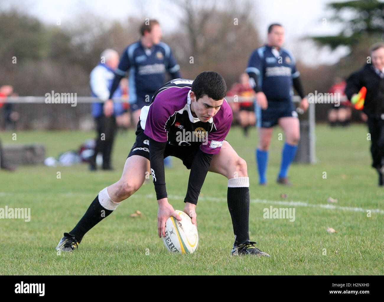 Joe Howard scores the second try for Gidea Park - Gidea Park & Romford ...