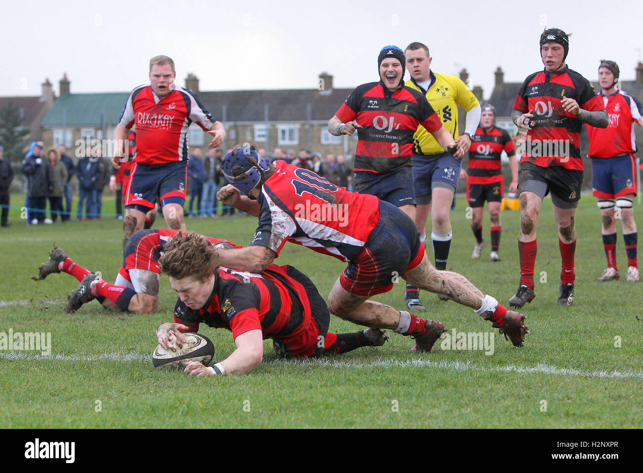 May & Baker go over for their first try - May & Baker RFC vs Seaford ...