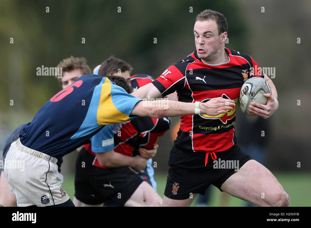 Campion go over for their first try - Old Cooperians RFC vs Campion RFC ...