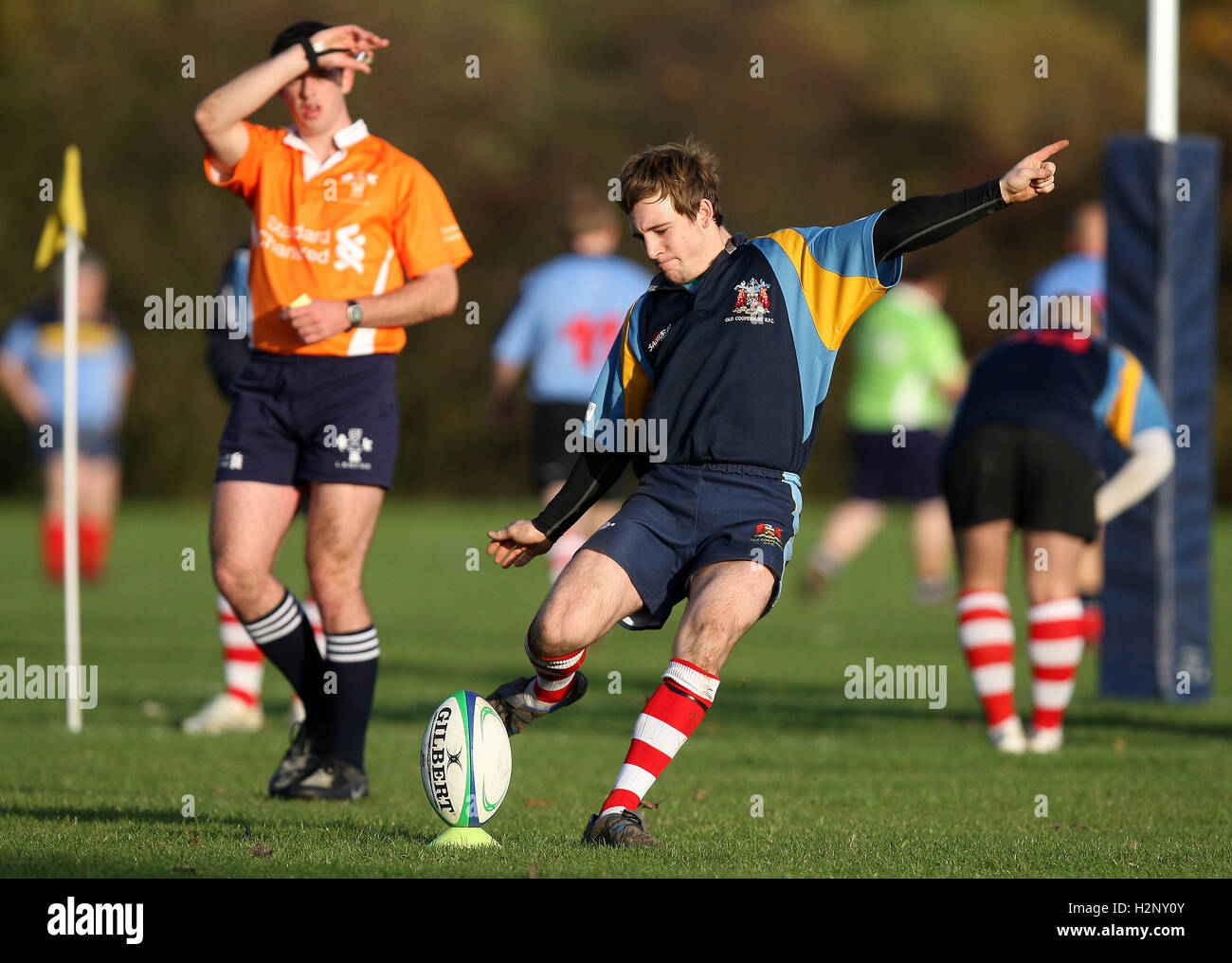 Jack Bryan kicks three points for Old Cooperians - Old Cooperians RFC ...