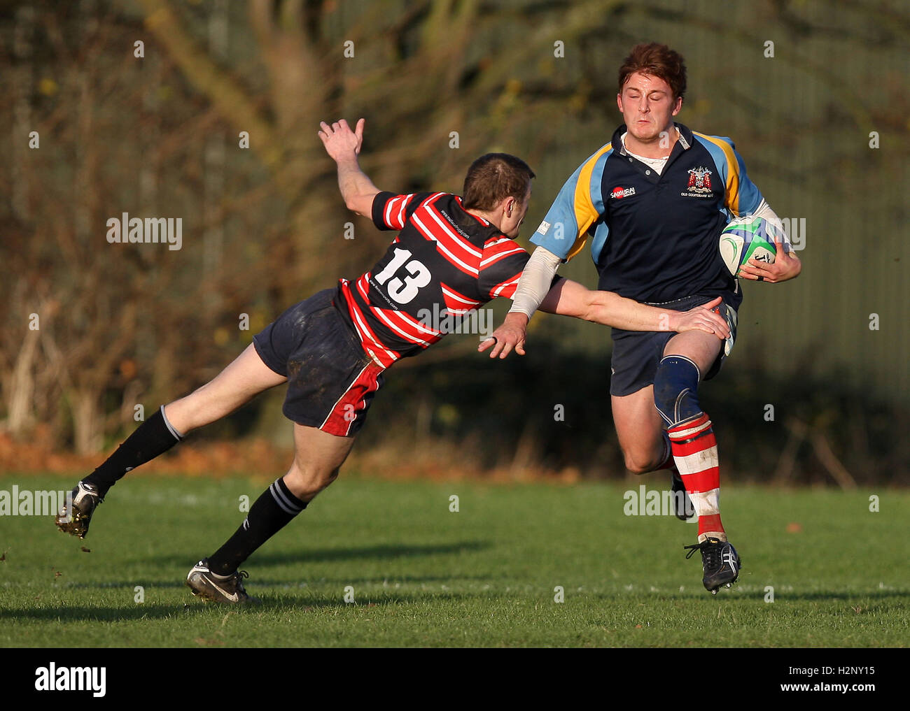 Fletcher in action for Old Cooperians - Old Cooperians RFC vs Millwall ...