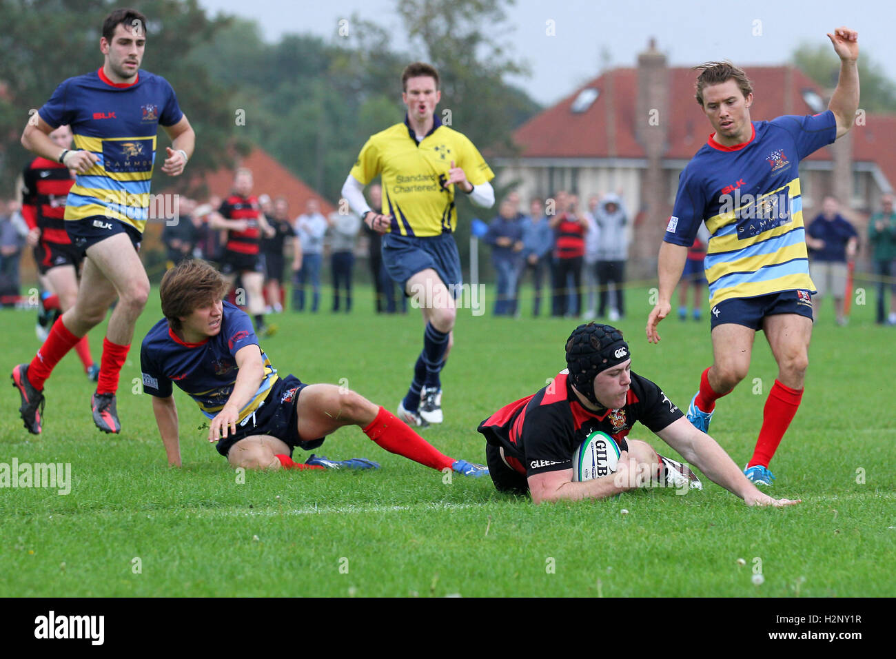 Campion go over for their third try - Old Cooperians RFC vs Campion RFC ...