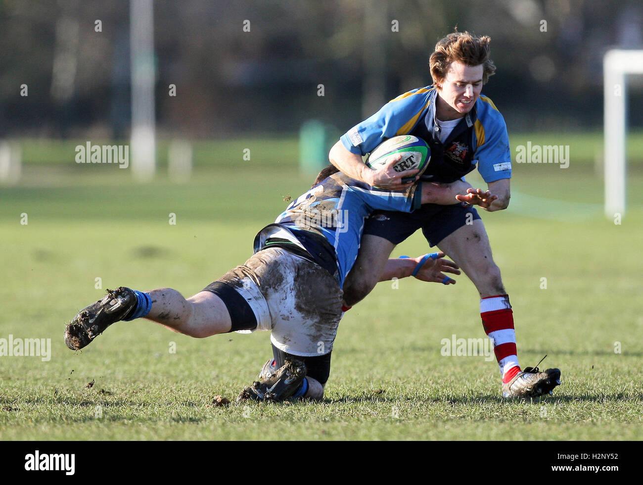 Luke Taylor in action for Old Cooperians - Old Cooperians RFC vs Old ...