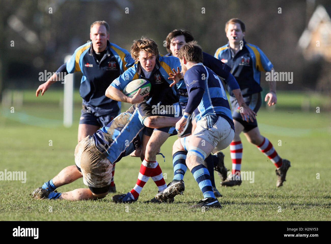 Luke Taylor in action for Old Cooperians - Old Cooperians RFC vs Old ...
