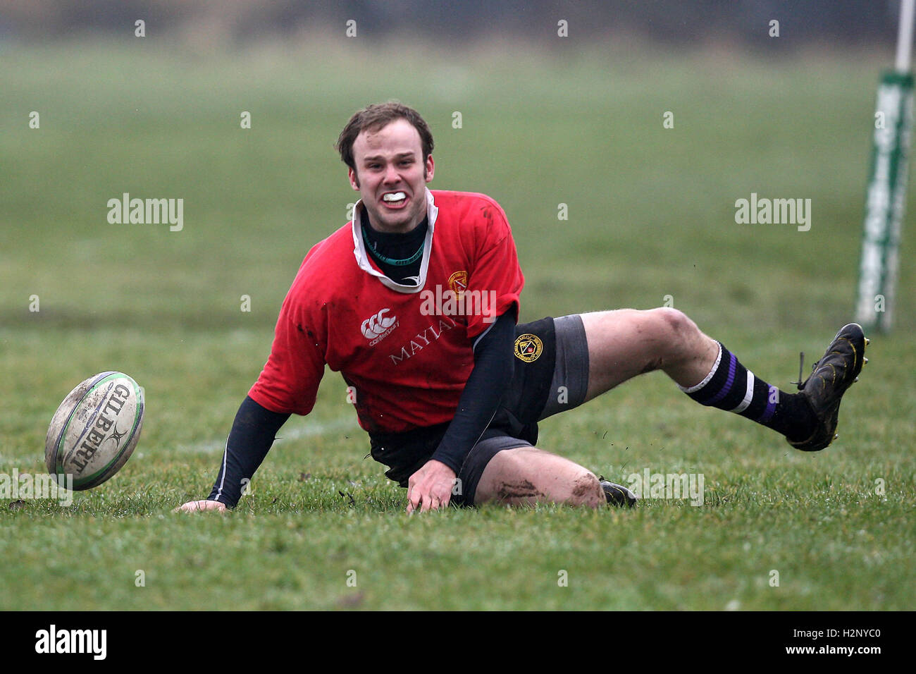 Romford score their first try - Romford and Gidea Park RFC vs Rochford ...