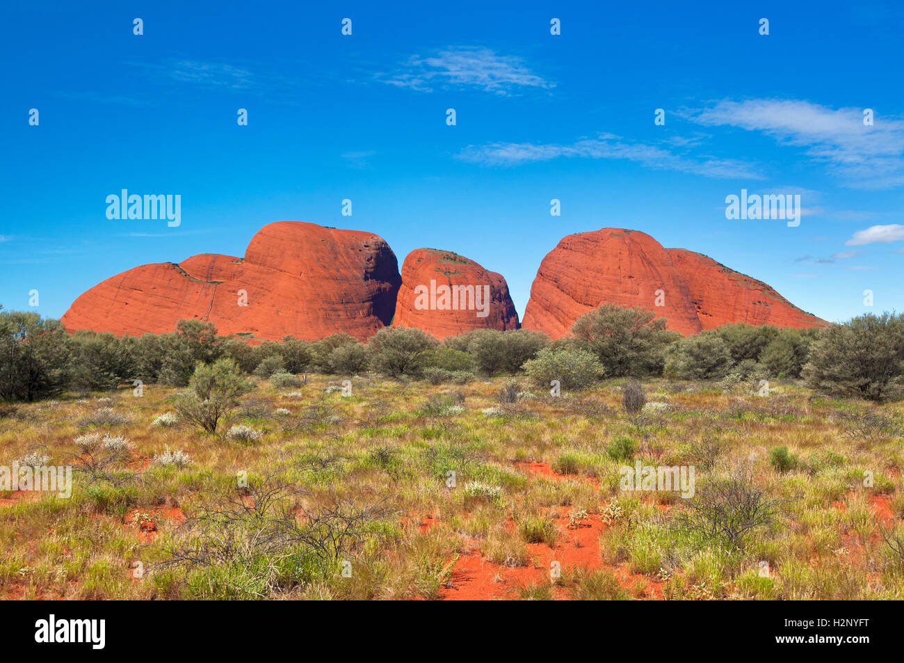 Western side of Kata Tjuta, part of Uluru and Kata Tjuta National Park ...