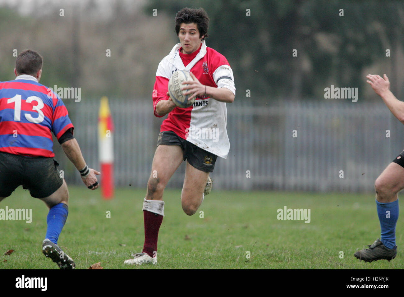 Dagenham RUFC vs Canvey RUFC - Essex Rugby League - 04/12/04 Stock ...