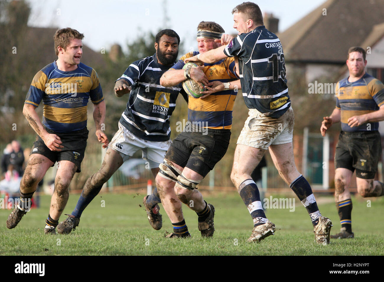 Upminster go over for their first try - Upminster RFC vs Cantabrigian ...